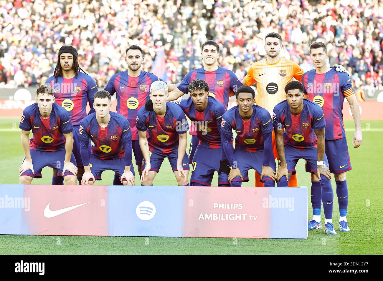 Barcelona team grou line-up (Barcelona), FEBRUARY 7, 2026 - Football ...
