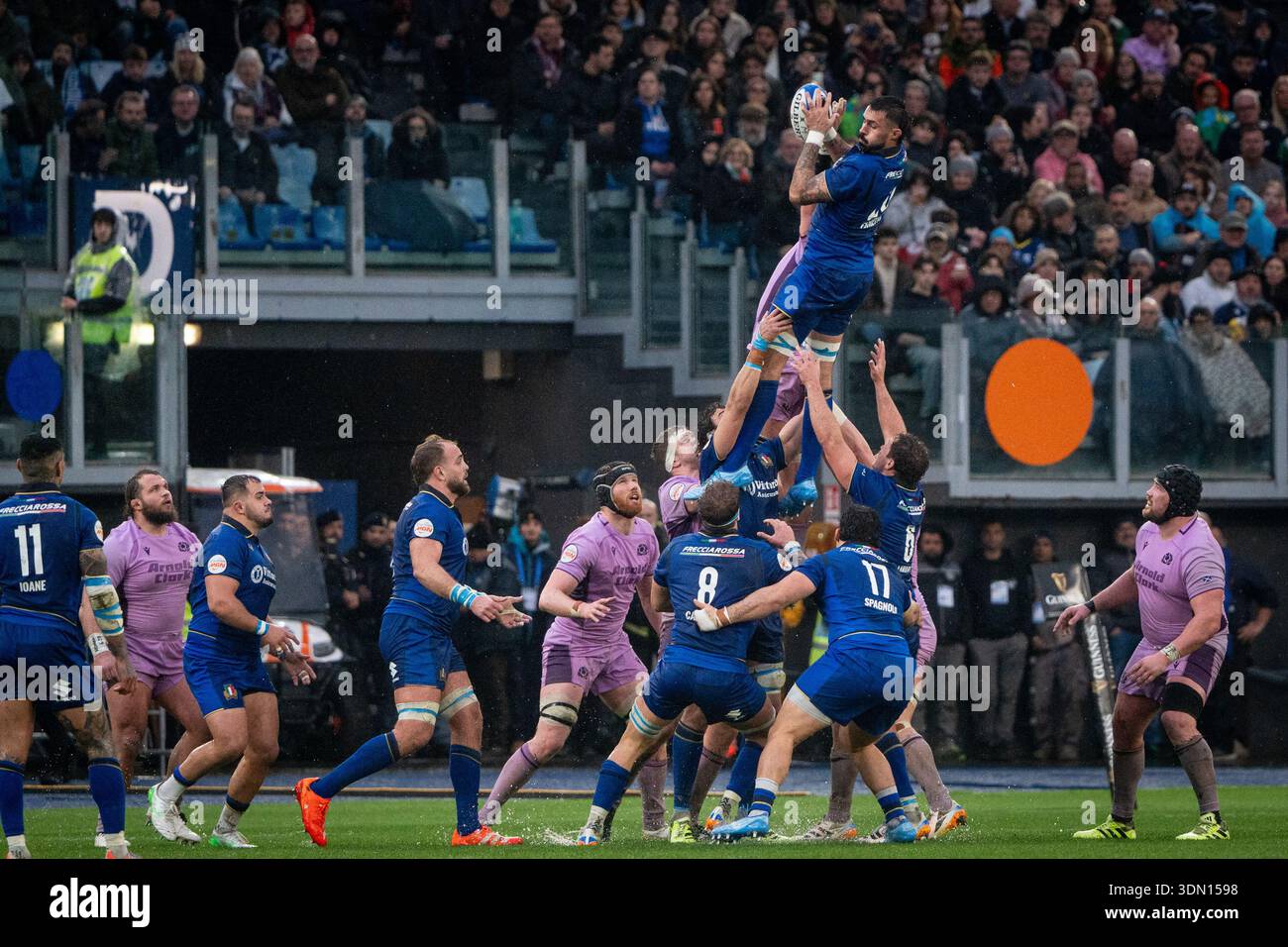 Riccardo Favretto of Italy seen in action during the Guinness Six ...