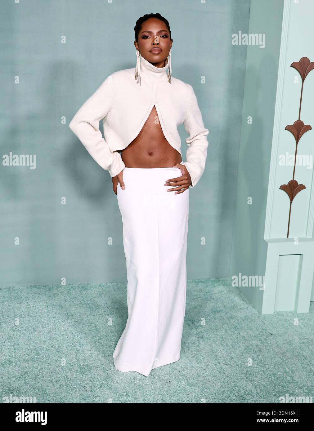 Ryan Destiny arrives at The 2026 Fifteen Percent Pledge Fundraising ...