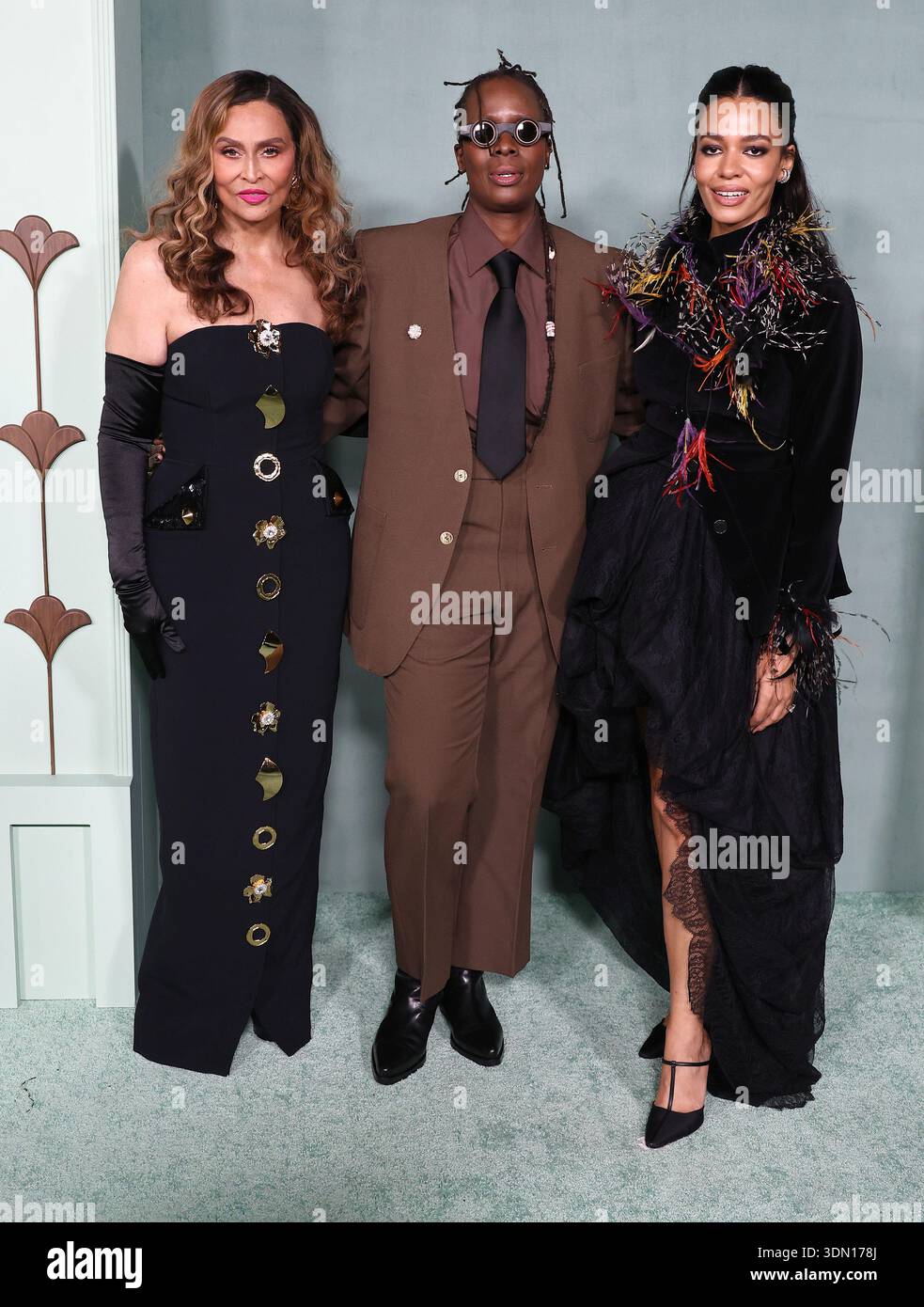 Tina Knowles, Mickalone Tomas, Aurora James arrives at The 2026 Fifteen ...