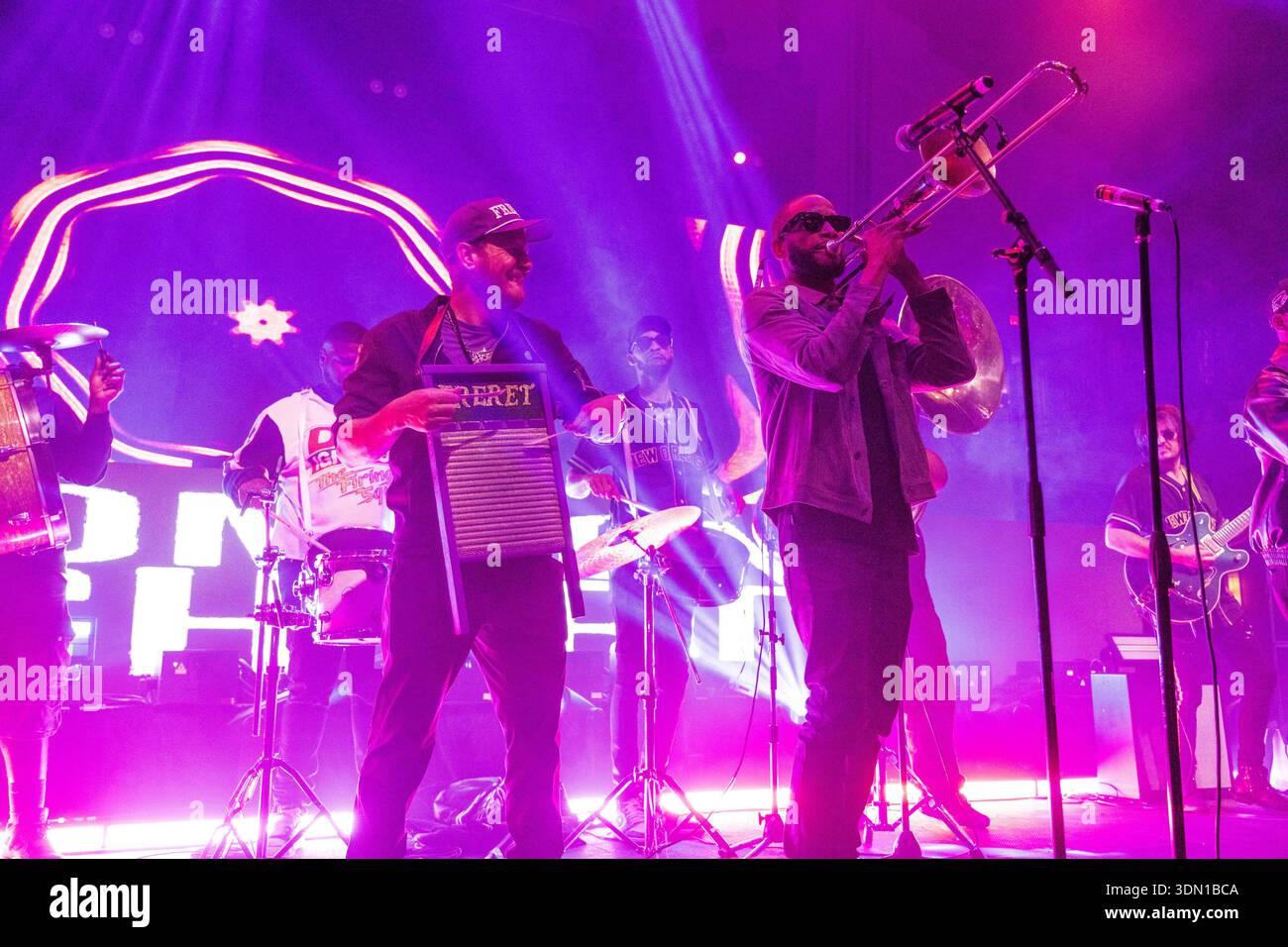 Trombone Shorty & Orleans Avenue perform at Shorty Gras with Krewe of ...