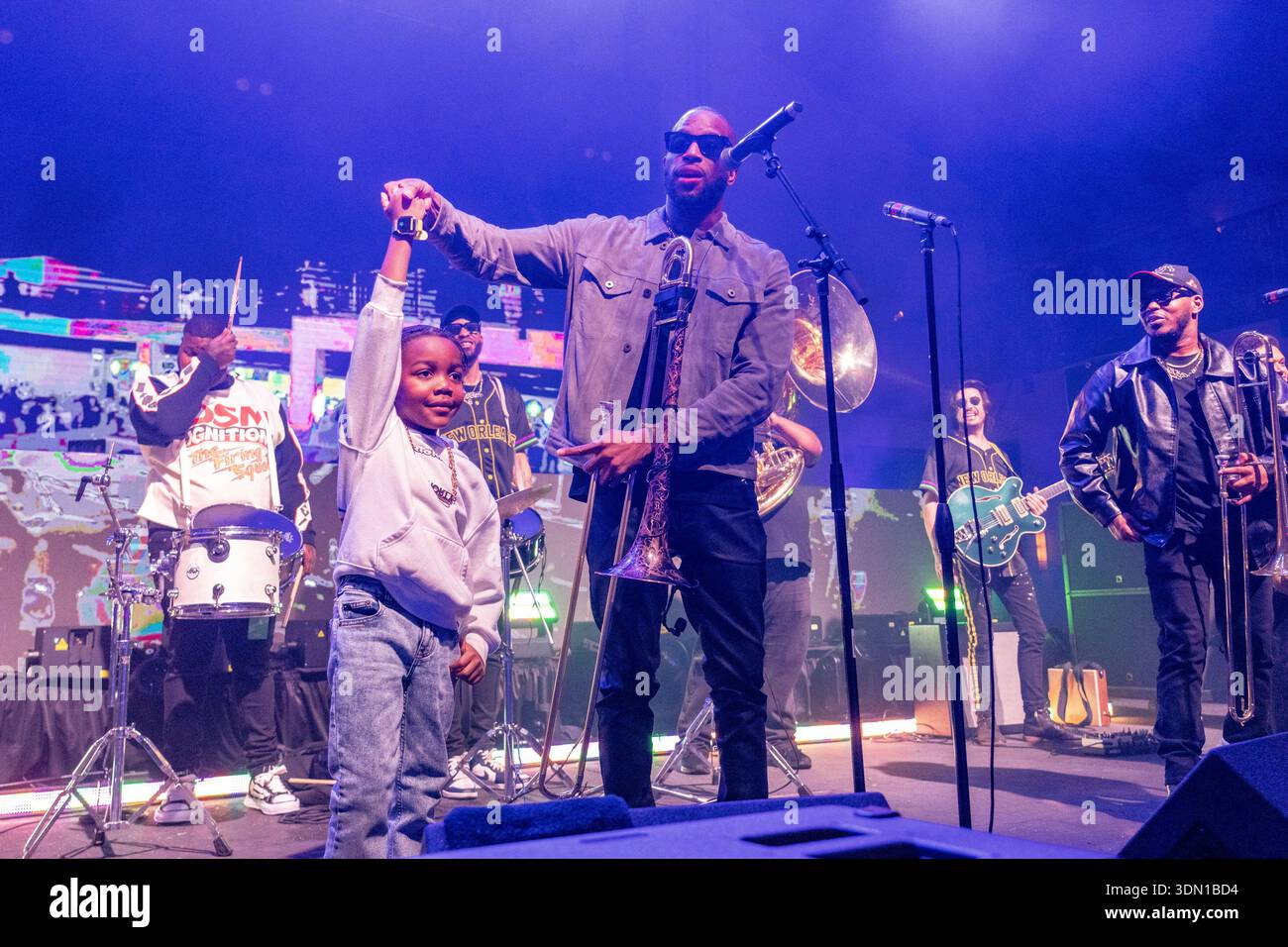 Trombone Shorty & Orleans Avenue perform at Shorty Gras with Krewe of ...