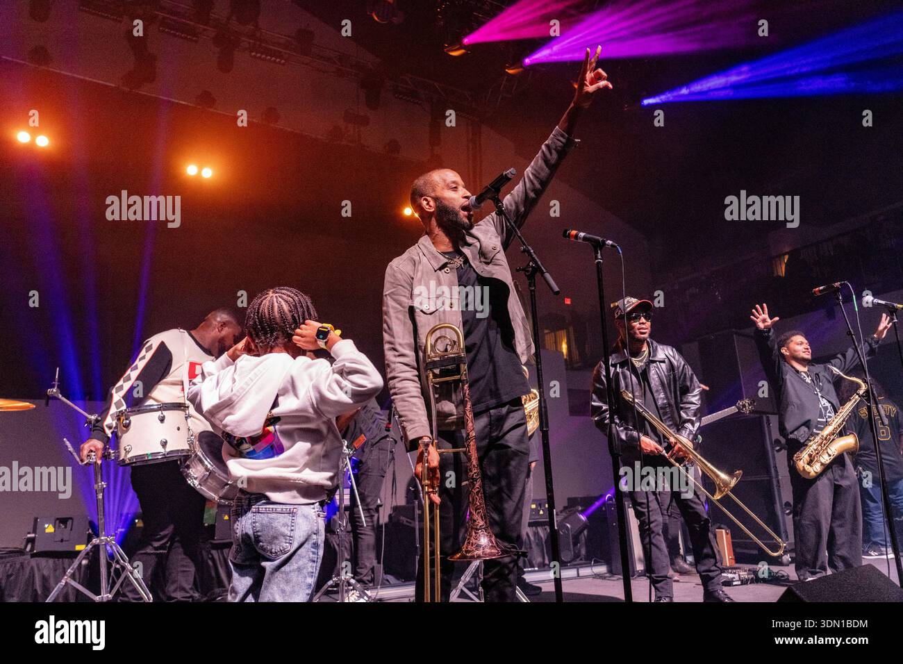 Trombone Shorty & Orleans Avenue perform at Shorty Gras with Krewe of ...