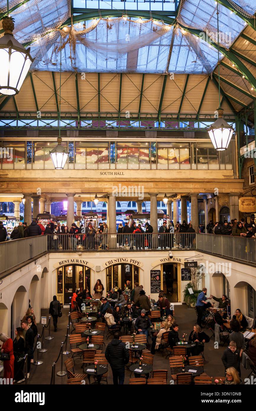 LONDON, UK. 15th February 2025. Visitors dining at the Crusting Pipe ...