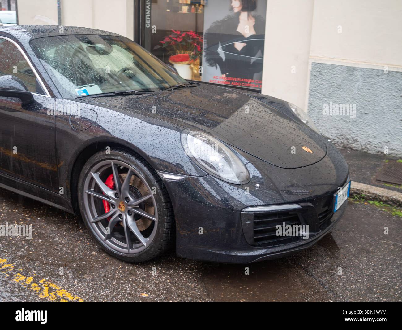 Cremona, Italy February 6th 2026 Porsche 911 Carrera - 991 series ...