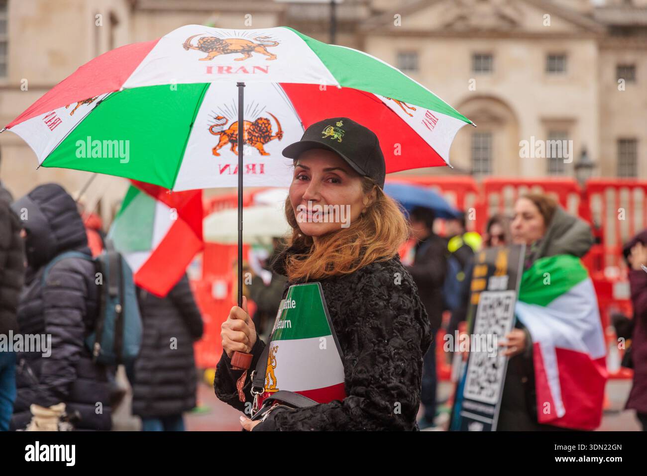 Whitehall, London, UK. 7th February 2026. Members of the Iranian ...