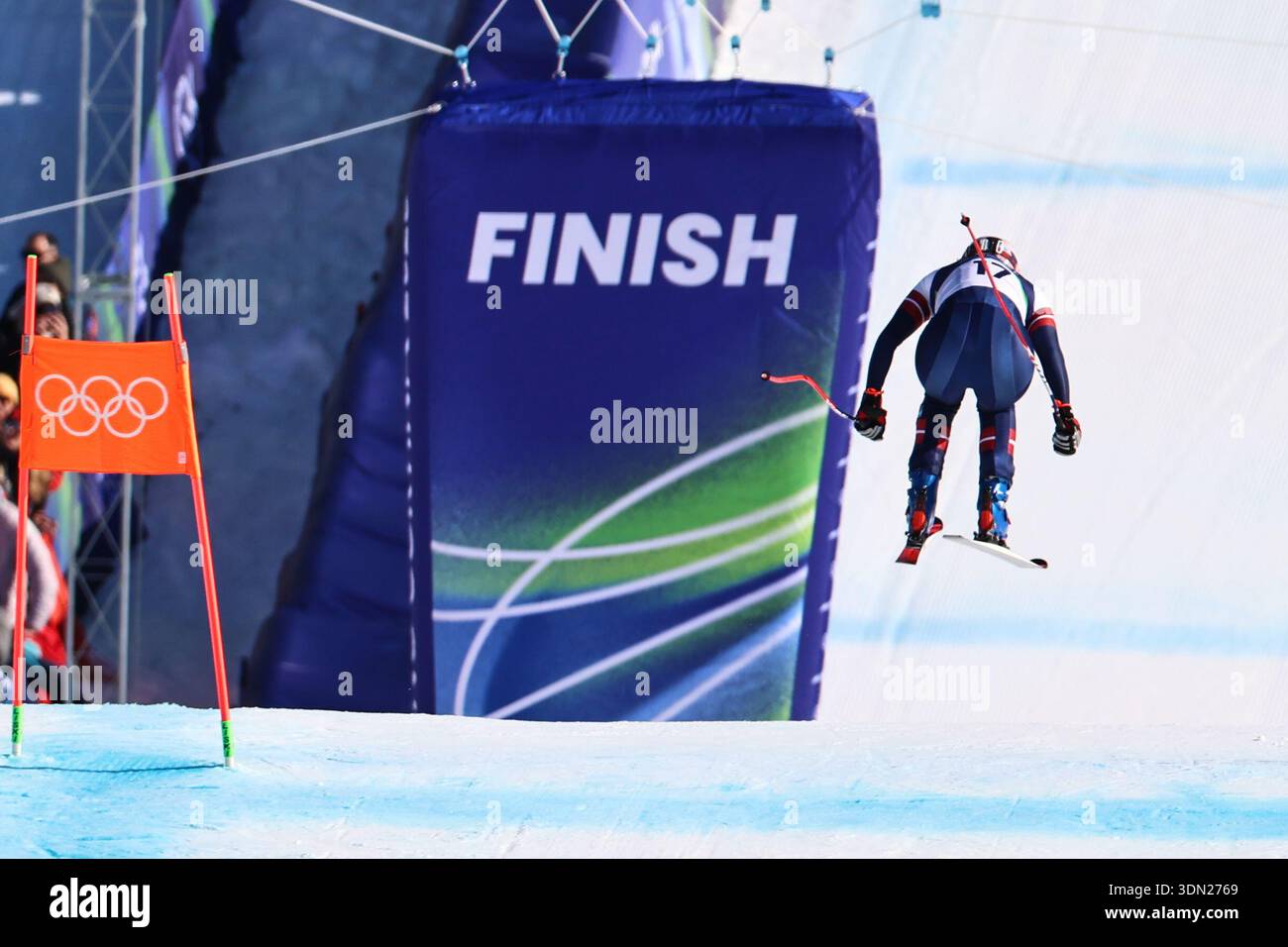 United States' Jacqueline Wiles speeds down the course during an alpine ...