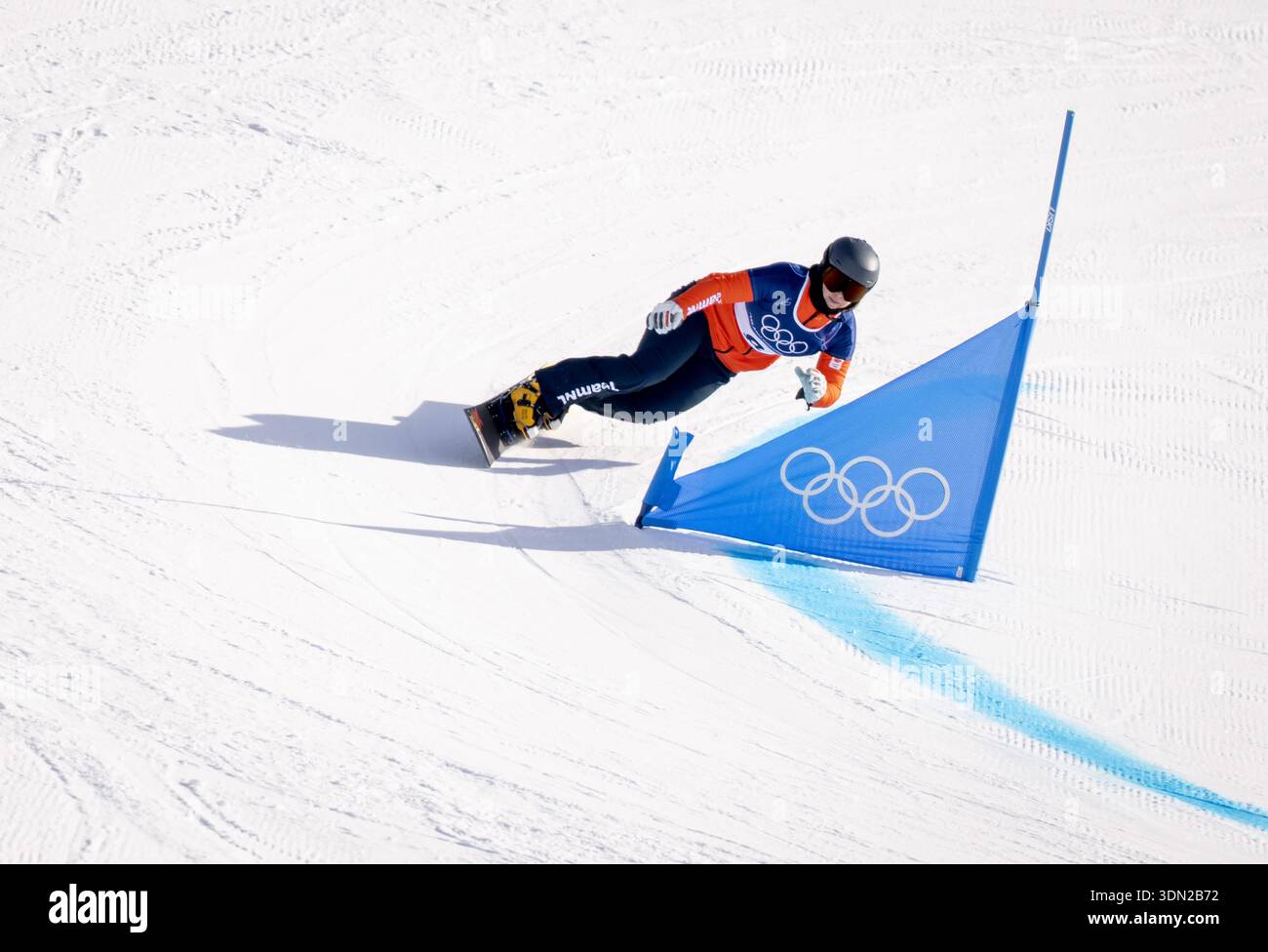 LIVIGNO - Michelle Dekker during the round of 16 of the parallel giant ...