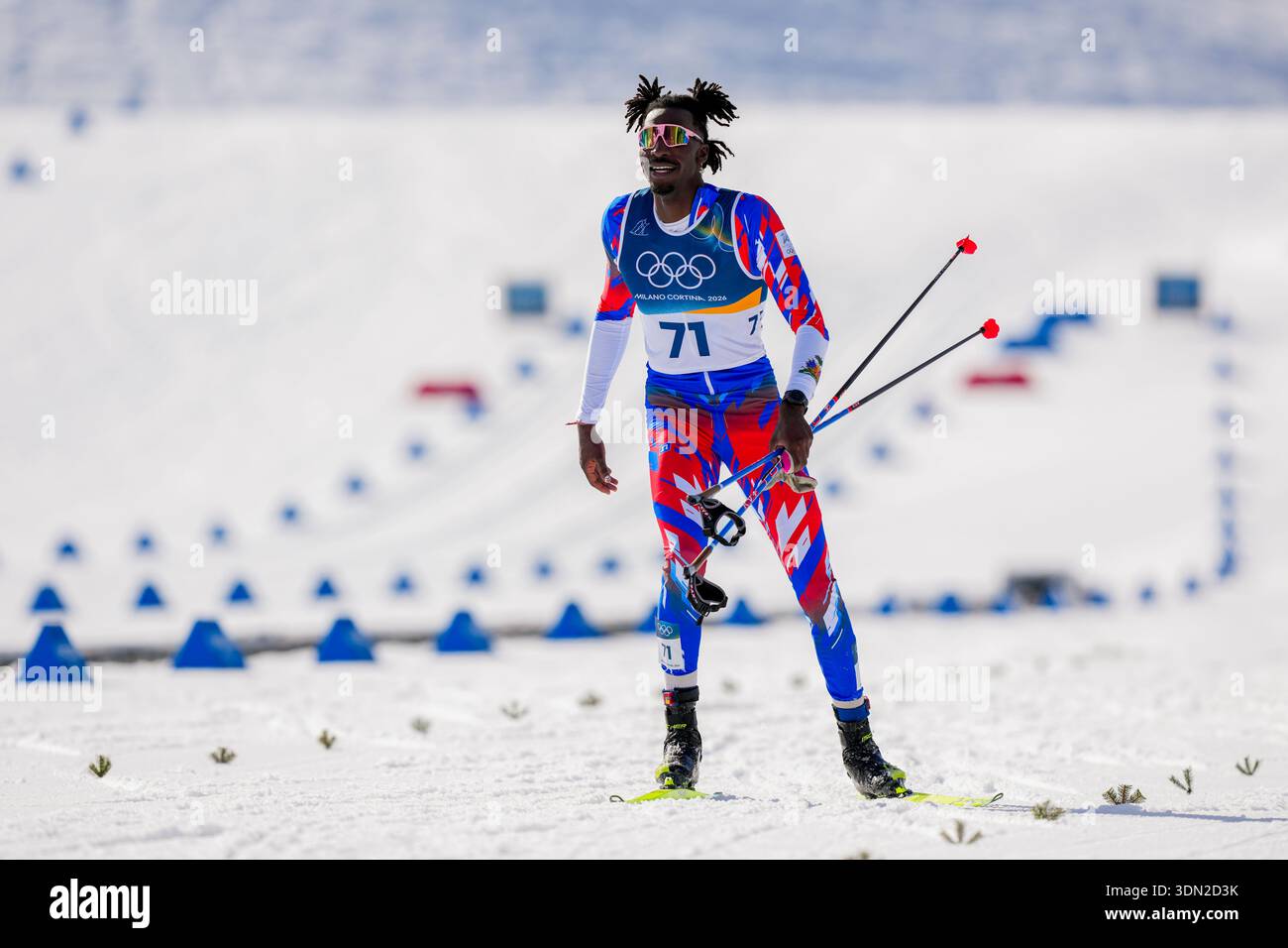 Val di Fiemme, Italy 20260208. Stevenson Savart from Haiti during the ...