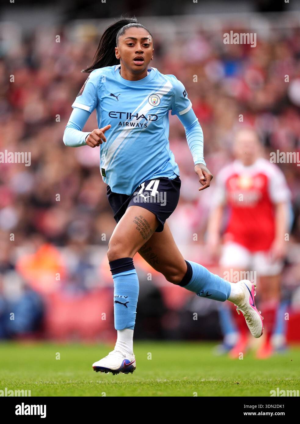 Manchester City's Kerolin during the Barclays Women's Super League ...