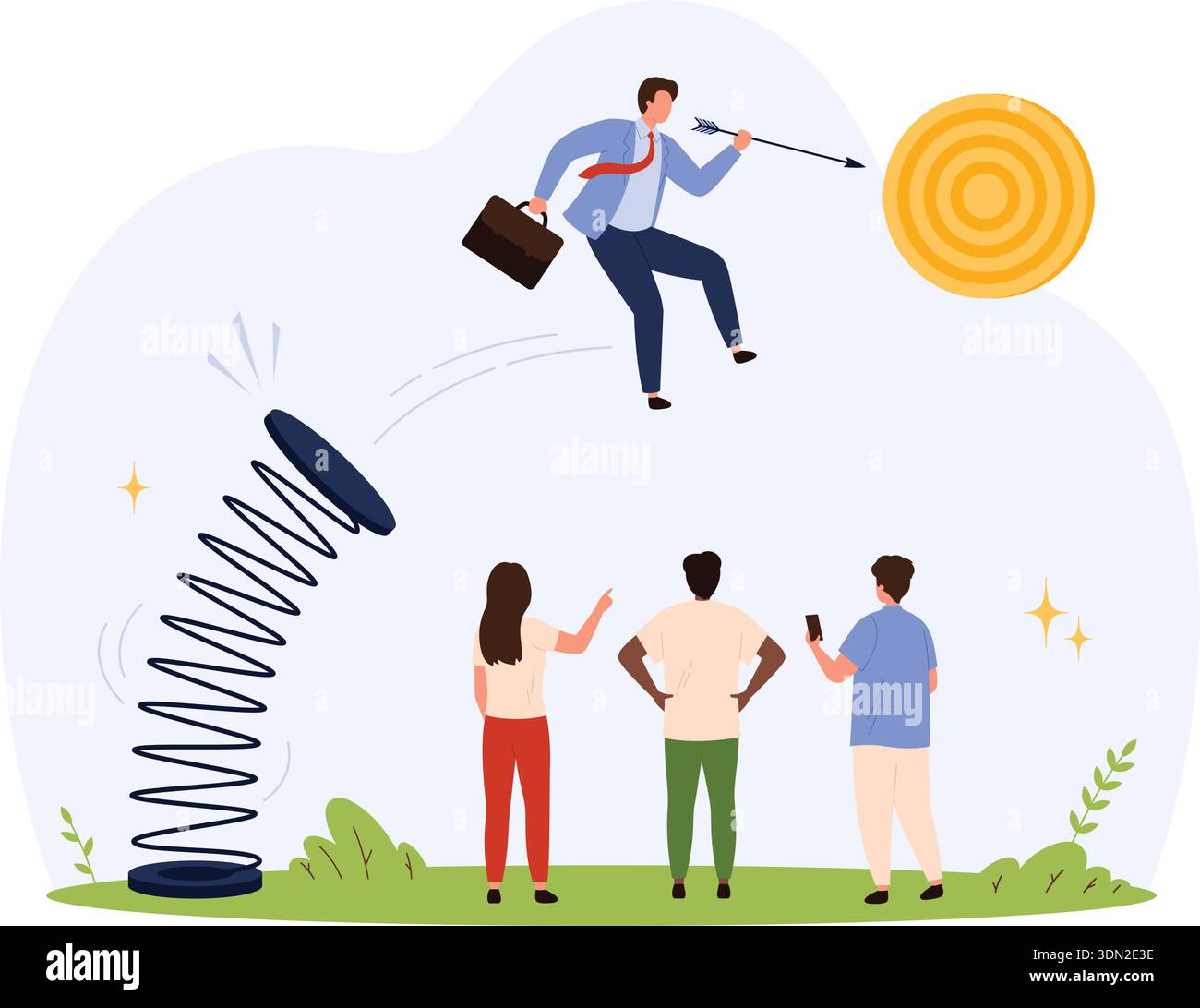 Management observing Stock Vector Images - Alamy