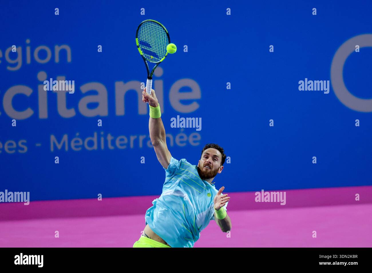 Albano OLIVETTI of France during the final of the Open Occitanie at Sud ...