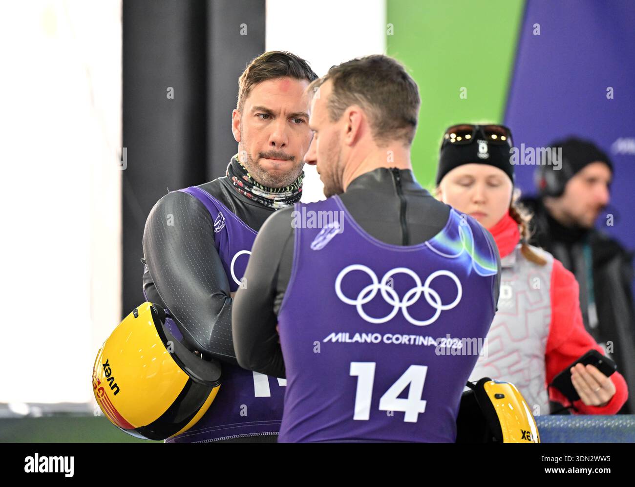 08 February 2026, Italy, Cortina D·ampezzo: Olympia, Olympic Winter ...