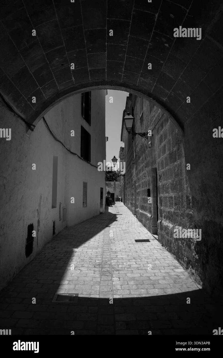 Summer sunset in spain Black and White Stock Photos & Images - Alamy