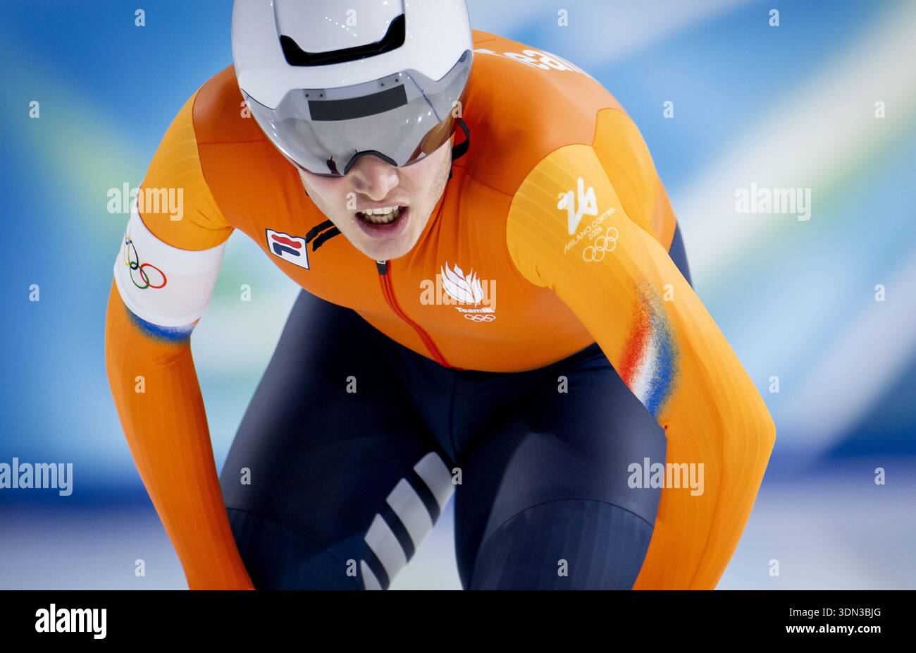 MILAN - Marcel Bosker during the 5,000 meters of long track speed ...