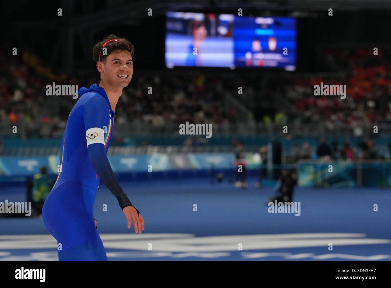Riccardo Lorello of Italy competes against Peder Kongshaug of Norway ...