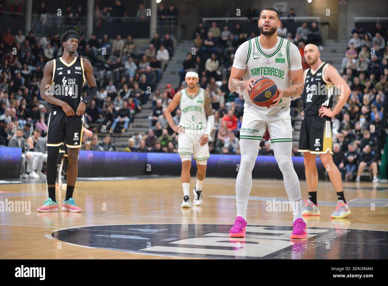 Mathis Dossou-Yavo from Nanterre during the French championship ...