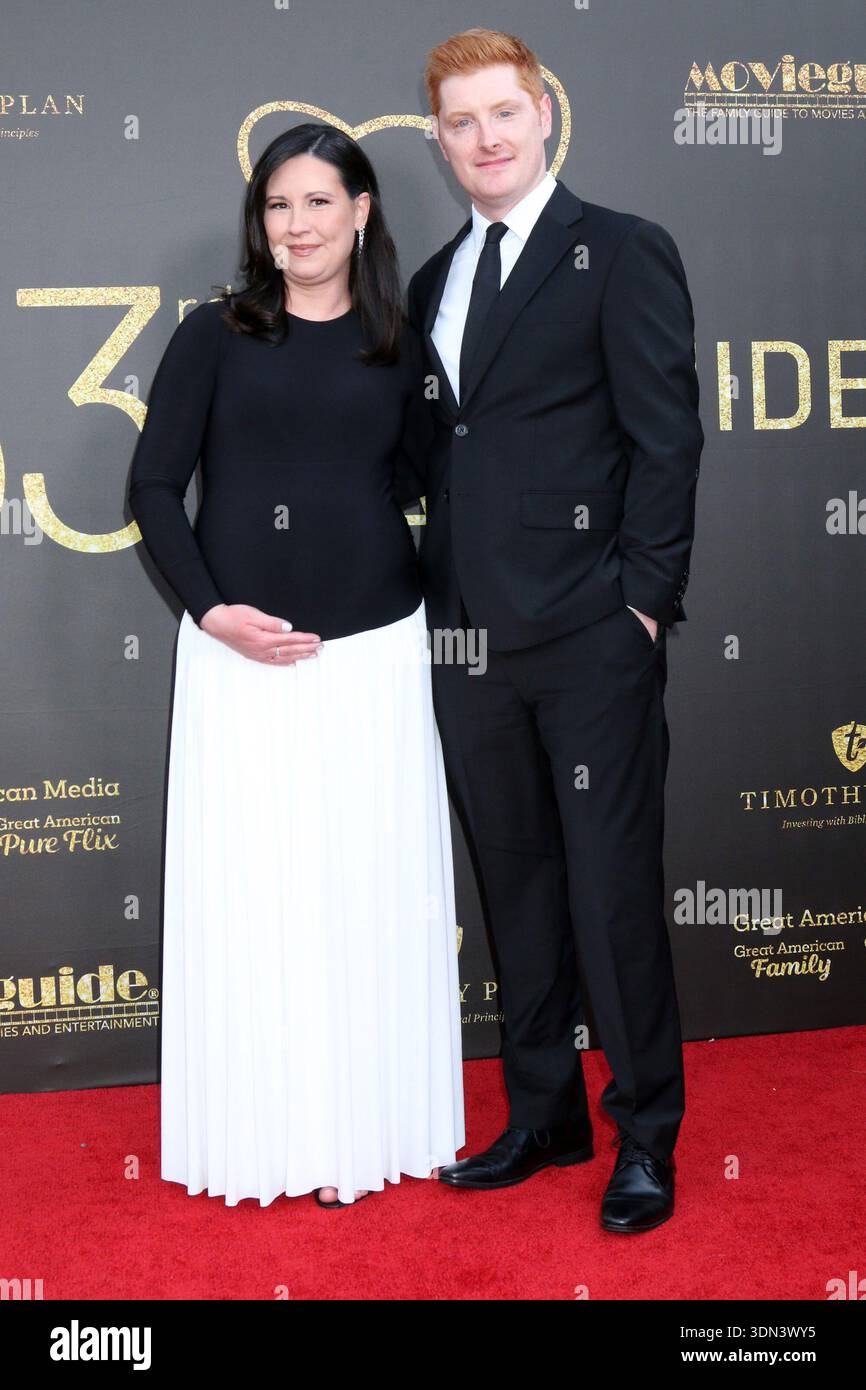 Ansley Gordon, Brian Balzerini at arrivals for 33rd Annual Movieguide ...