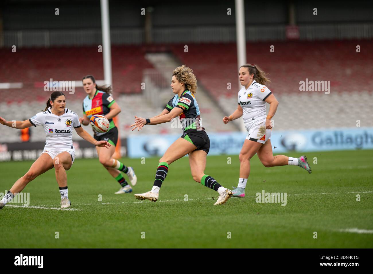 London, United Kingdom. 8 Feb 2026. Ellie Kildunne of Harlequins ...