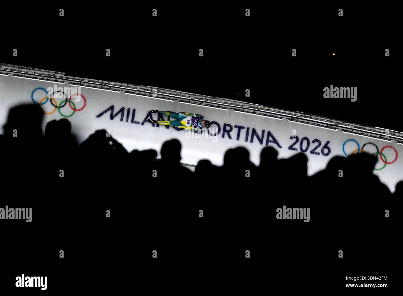 Australia's Alexander Ferlazzo during the Luge Men's Singles on day two ...
