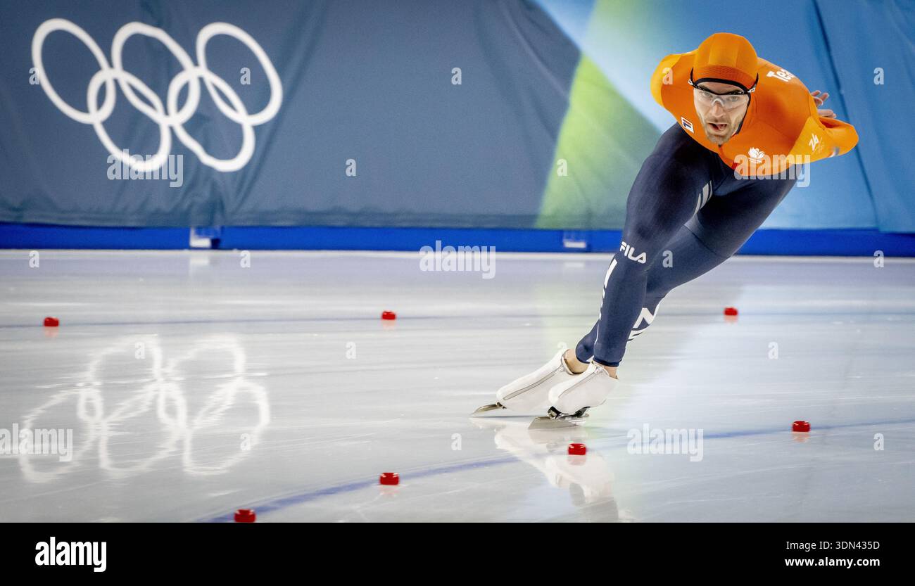 MILAN - Chris Huizinga 5,000 meters speed skating men final Milano ...
