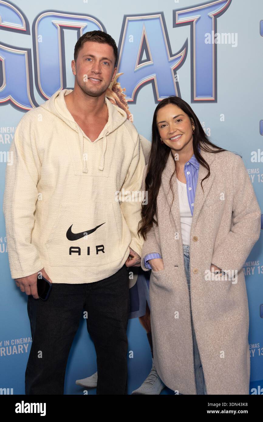 London, UK. 08th Feb, 2026. Dan Osborne and Jacqueline Jossa attend the ...