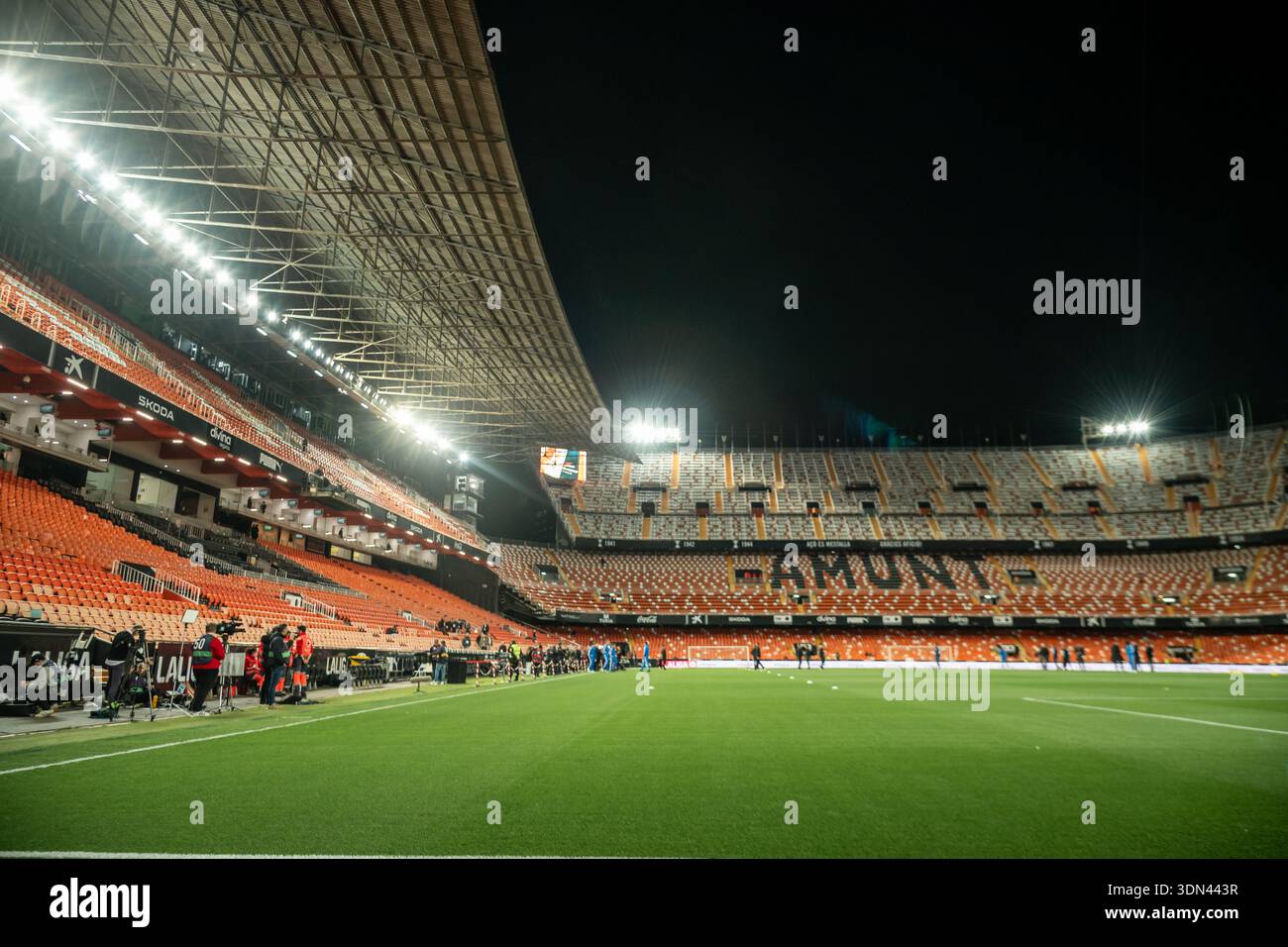 Valencia, Spain. 8 February, 2026. General view inside the Mestalla ...
