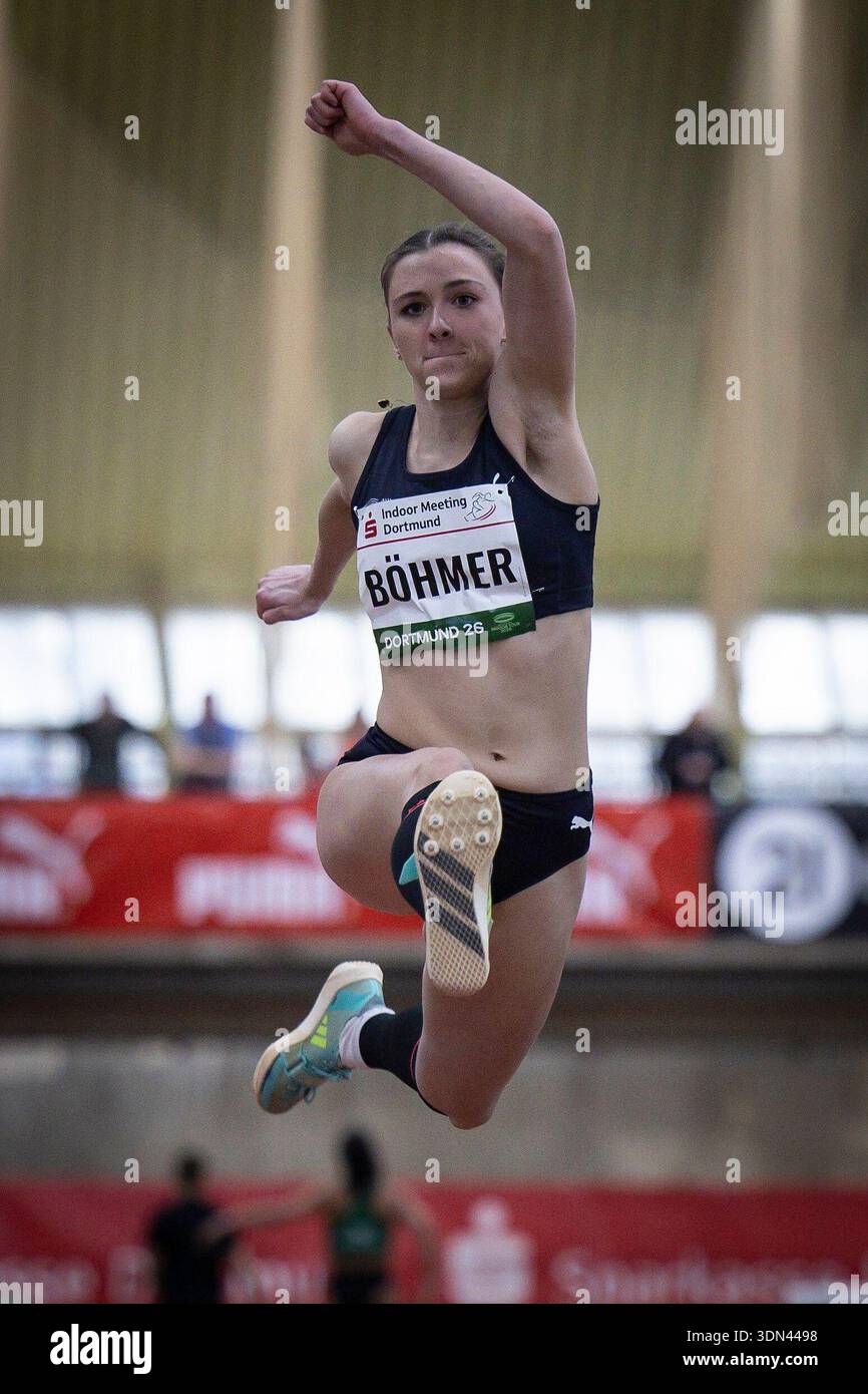 DORTMUND, GERMANY - FEBRUARY 8: Triple jumper Yara Boehmer (Cologne ...