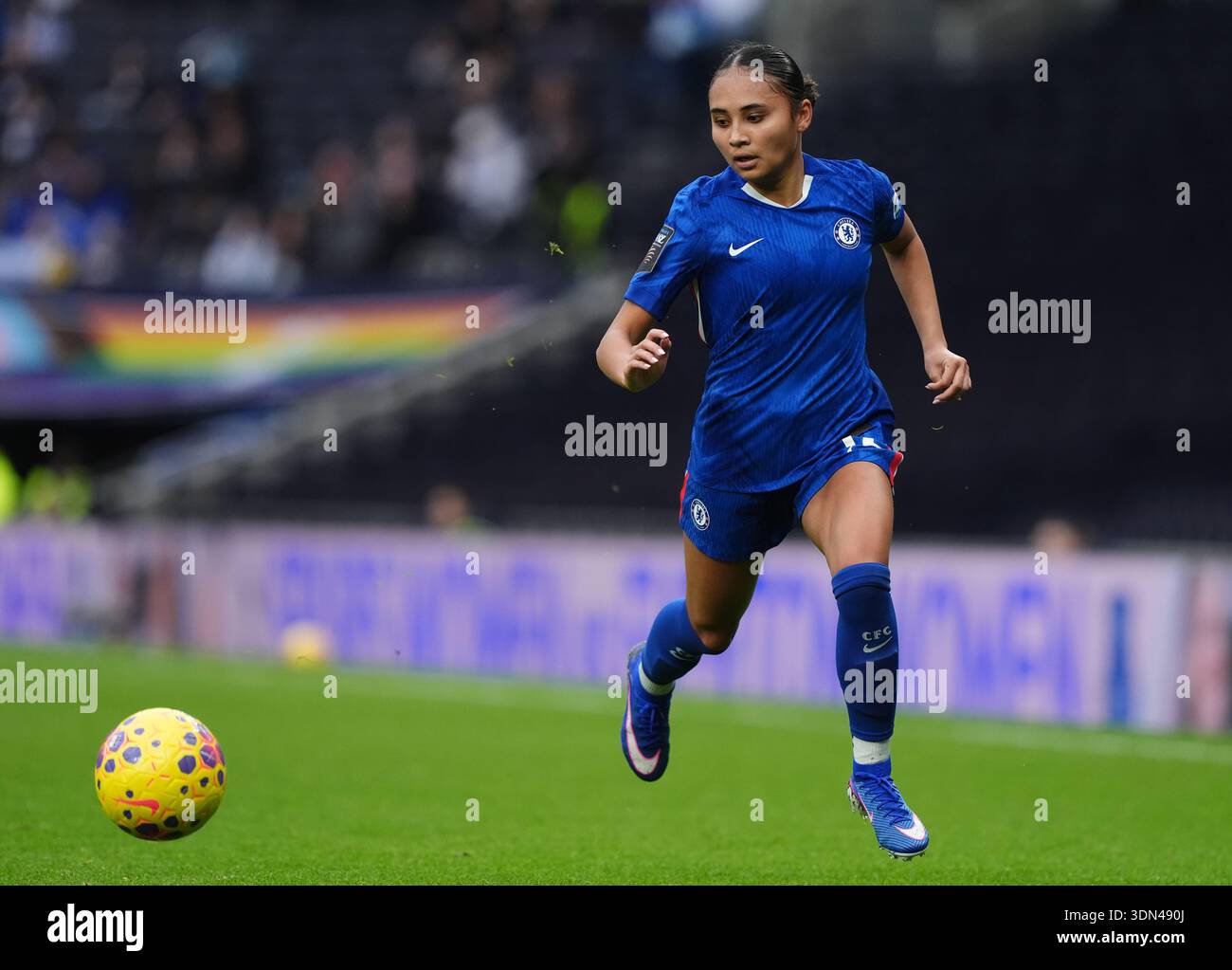 Chelsea's Alyssa Thompson during the Barclays Women's Super League ...