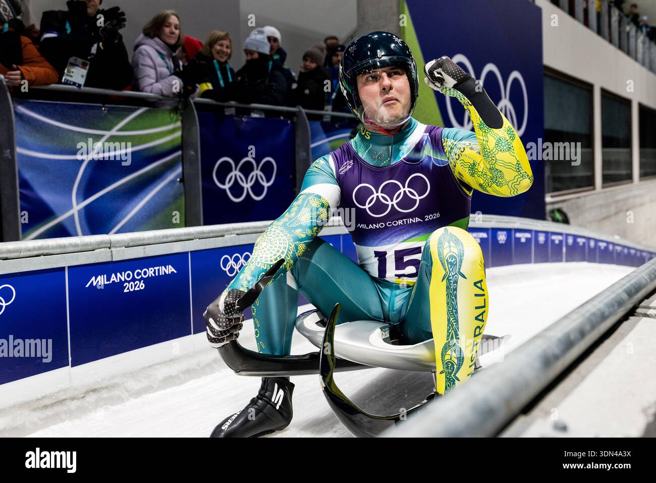 CORTINA, ITALY - FEBRUARY 8: Alexander Ferlazzo (Australia) during the ...