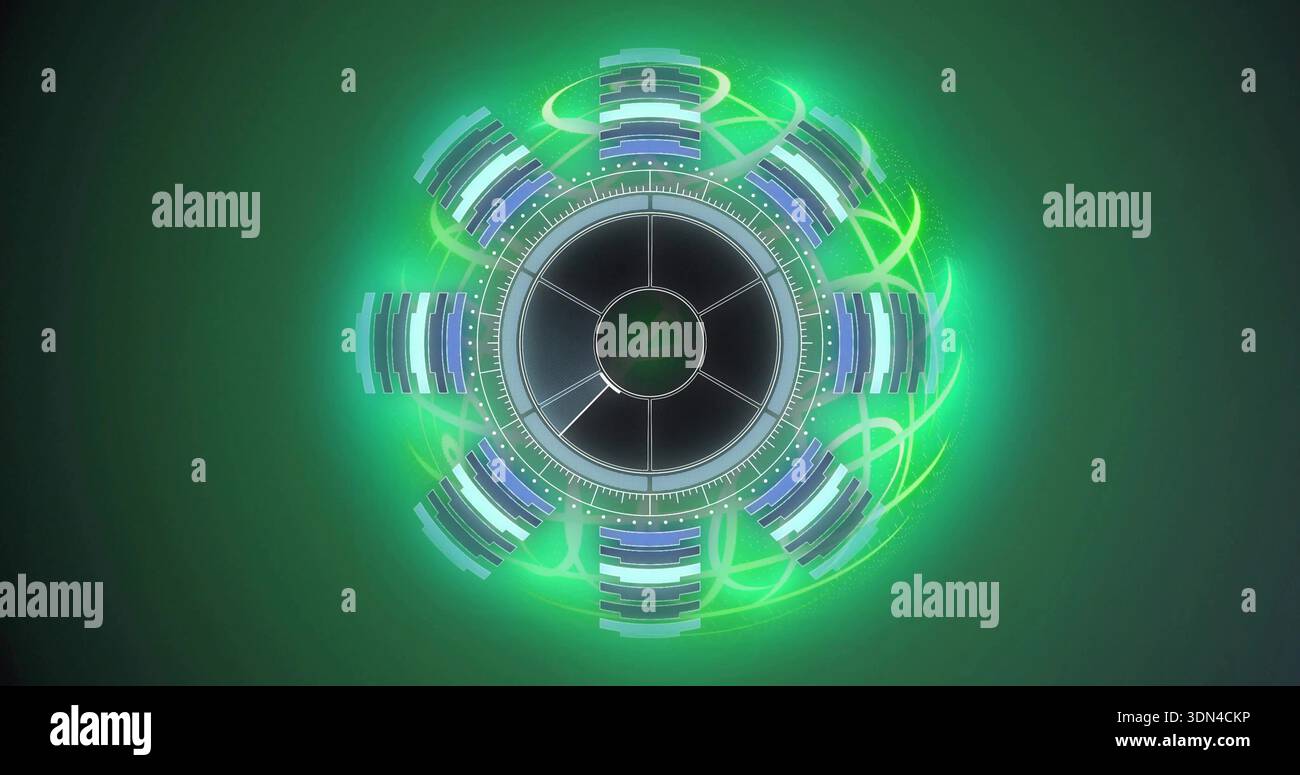 Rotating circular tech hub hi-res stock photography and images - Alamy