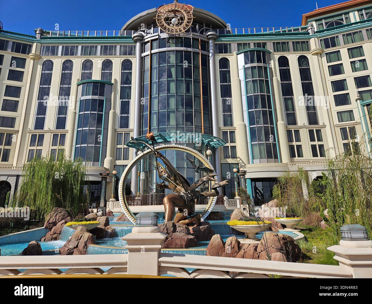 EDITORIAL USE ONLY-ORLANDO, FLORIDA-JANUARY 2026: The grand facade and ...