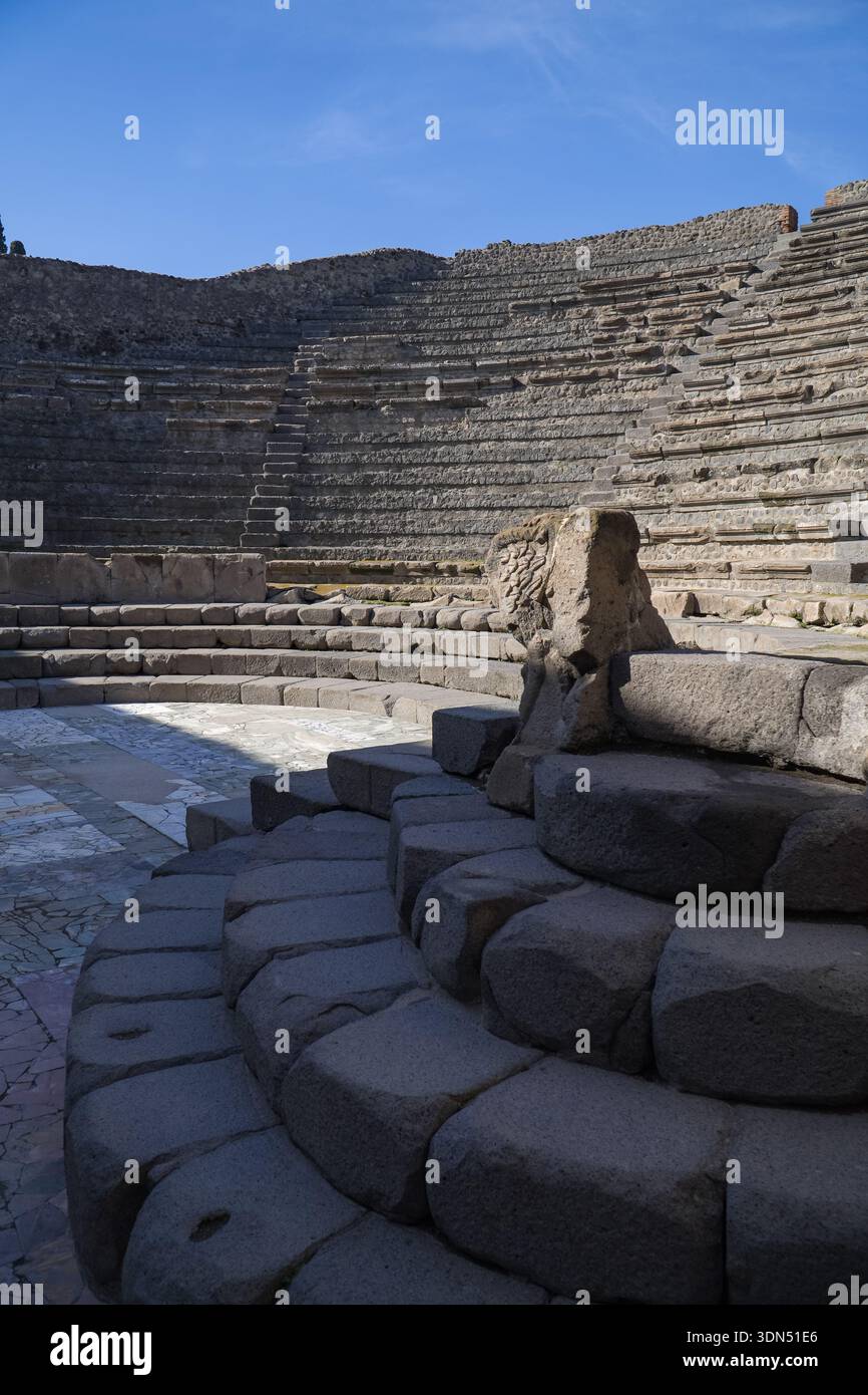Odeion Small Theatre, Piccolo Teatro in Pompeii Archaeological Park ...