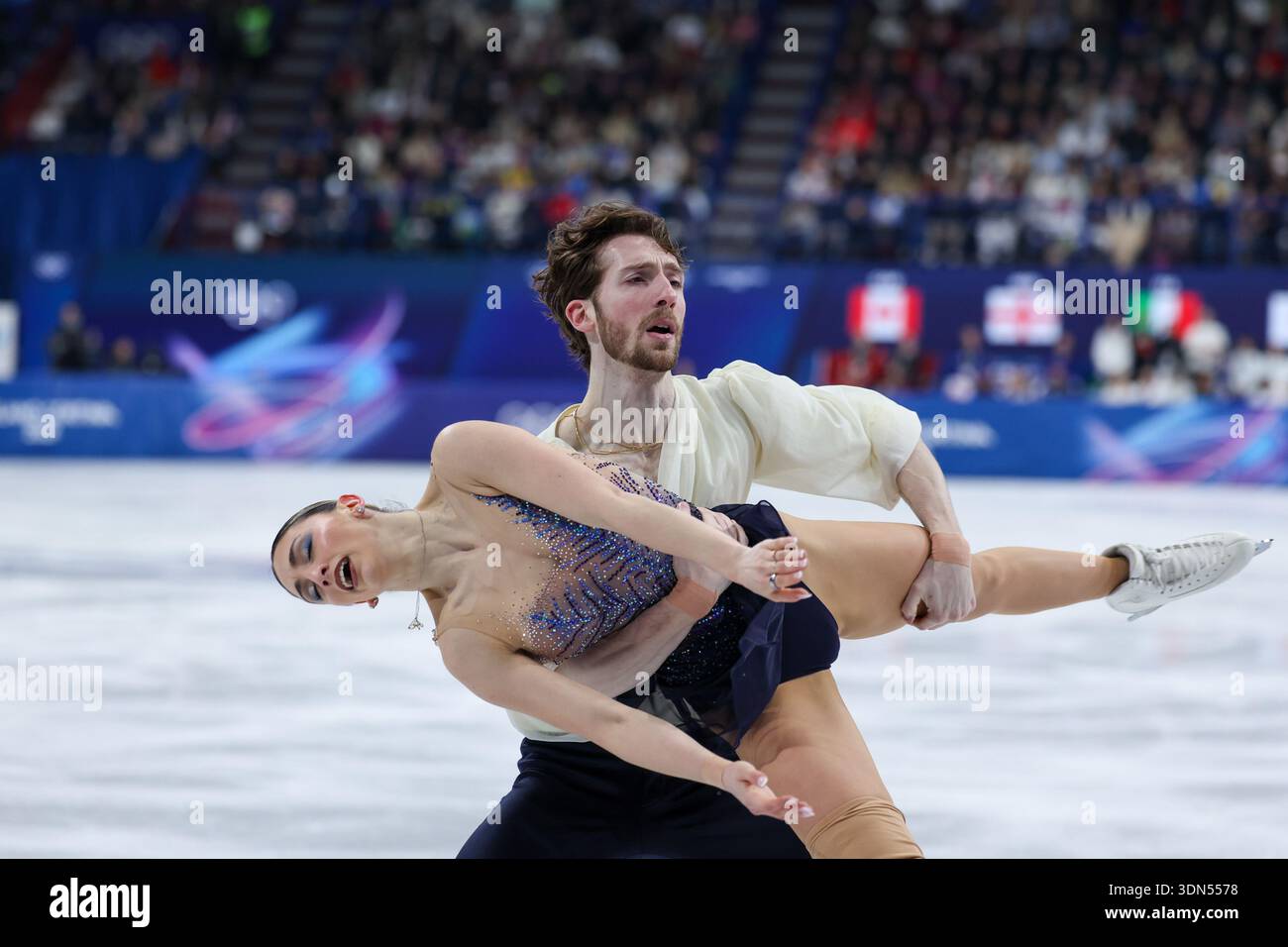Sara Conti and Niccolo Macii during the Olympic Winter Games Milano ...