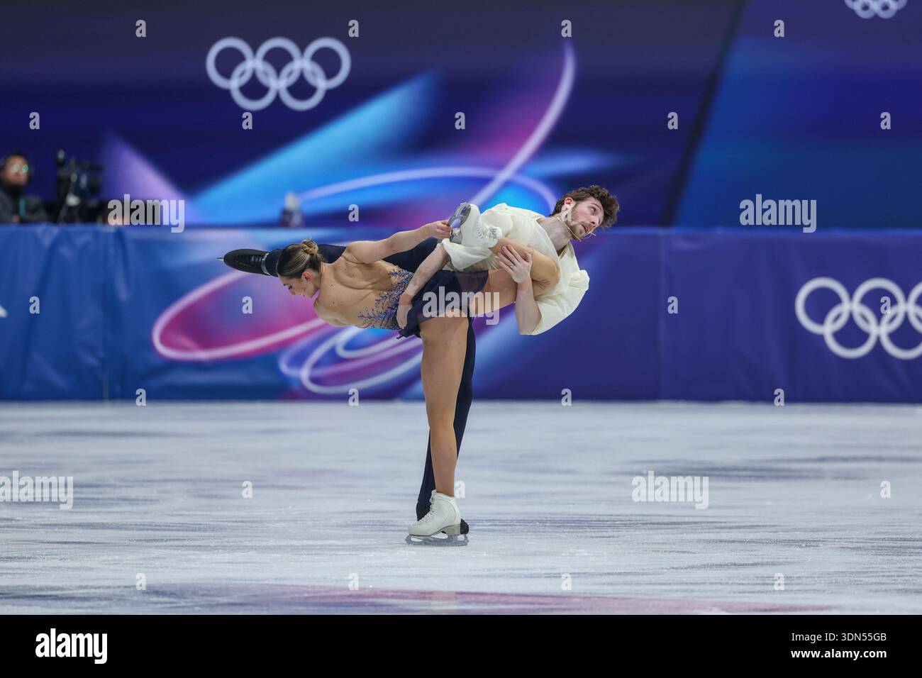 Sara Conti and Niccolo Macii during the Olympic Winter Games Milano ...