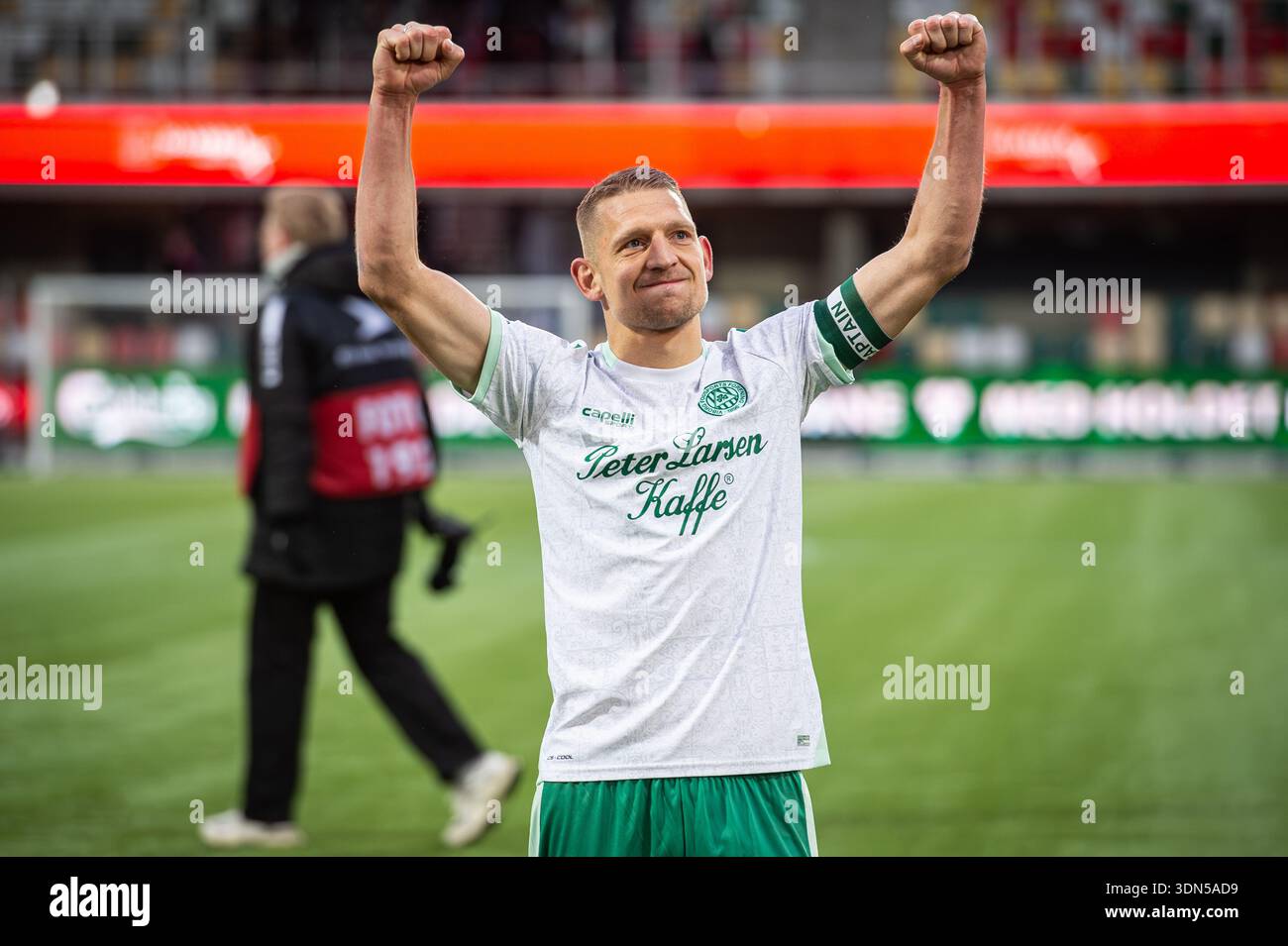 Silkeborg, Denmark. 08th Feb, 2026. Jeppe Gronning of Viborg FF seen in ...