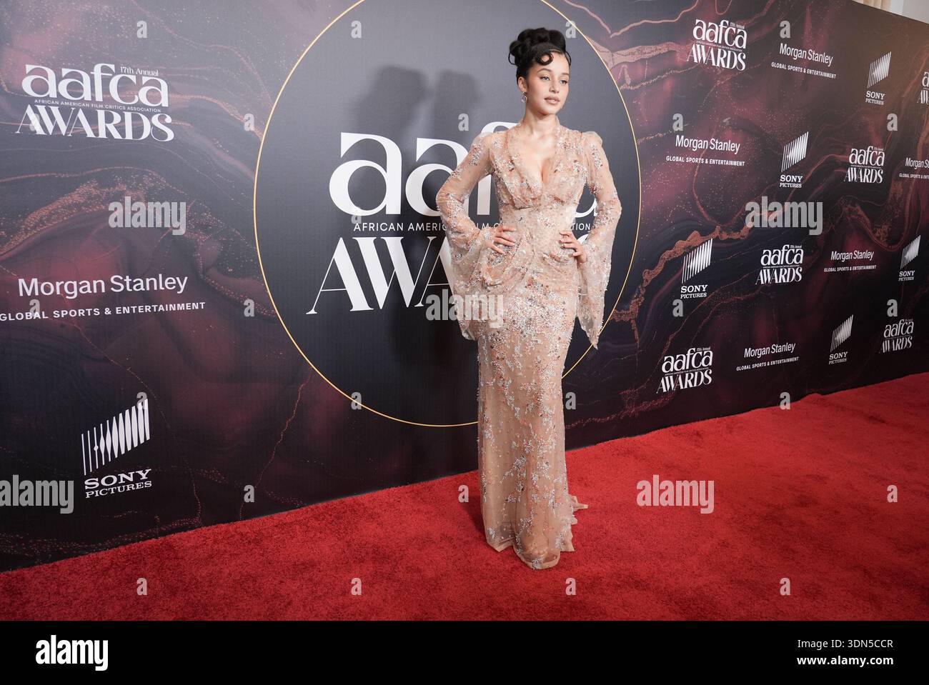 Chase Infiniti arrives at the African American Film Critics Association ...