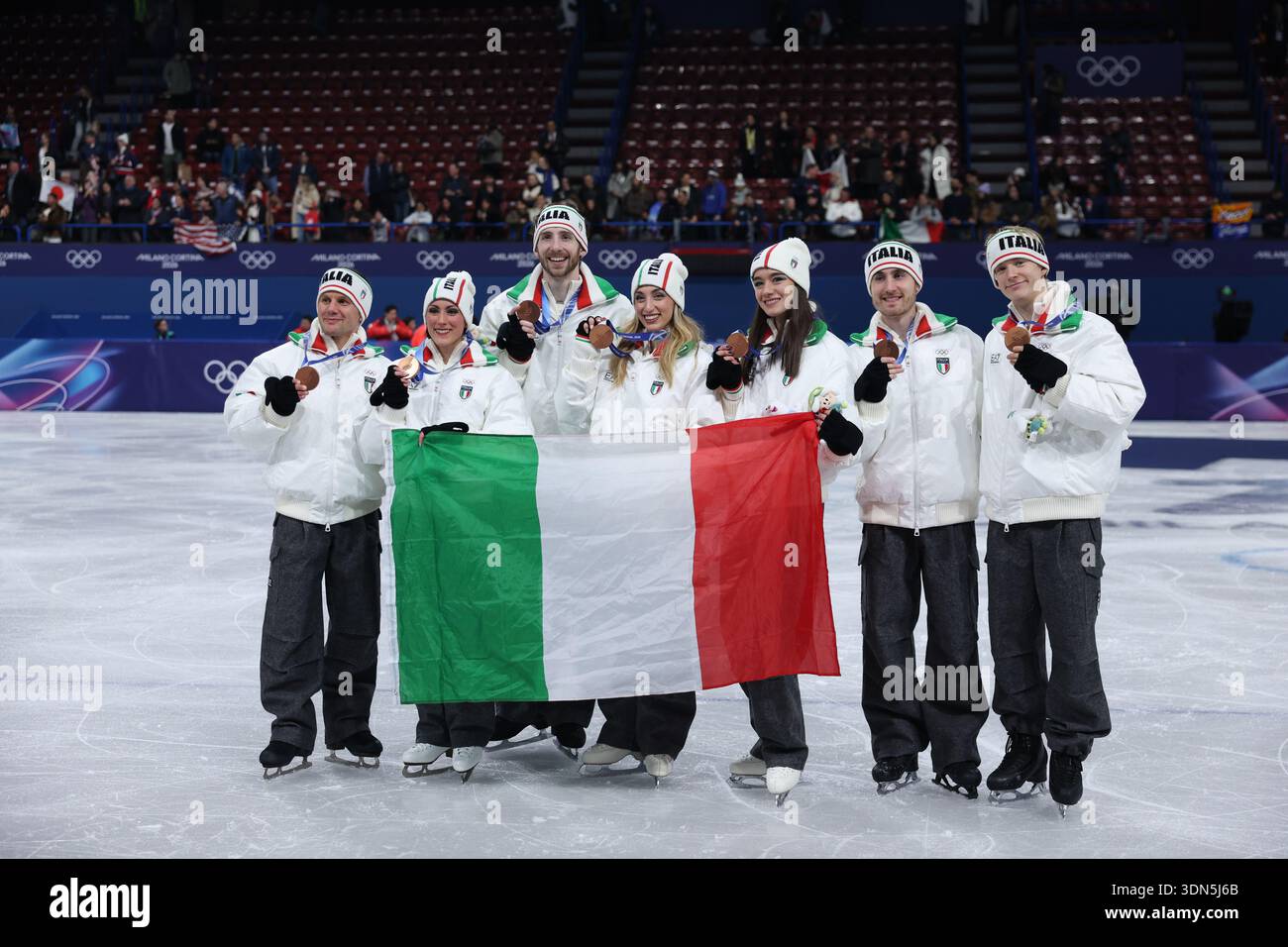 Team Italia during the Olympic Winter Games Milano-Cortina 2026, Figure ...