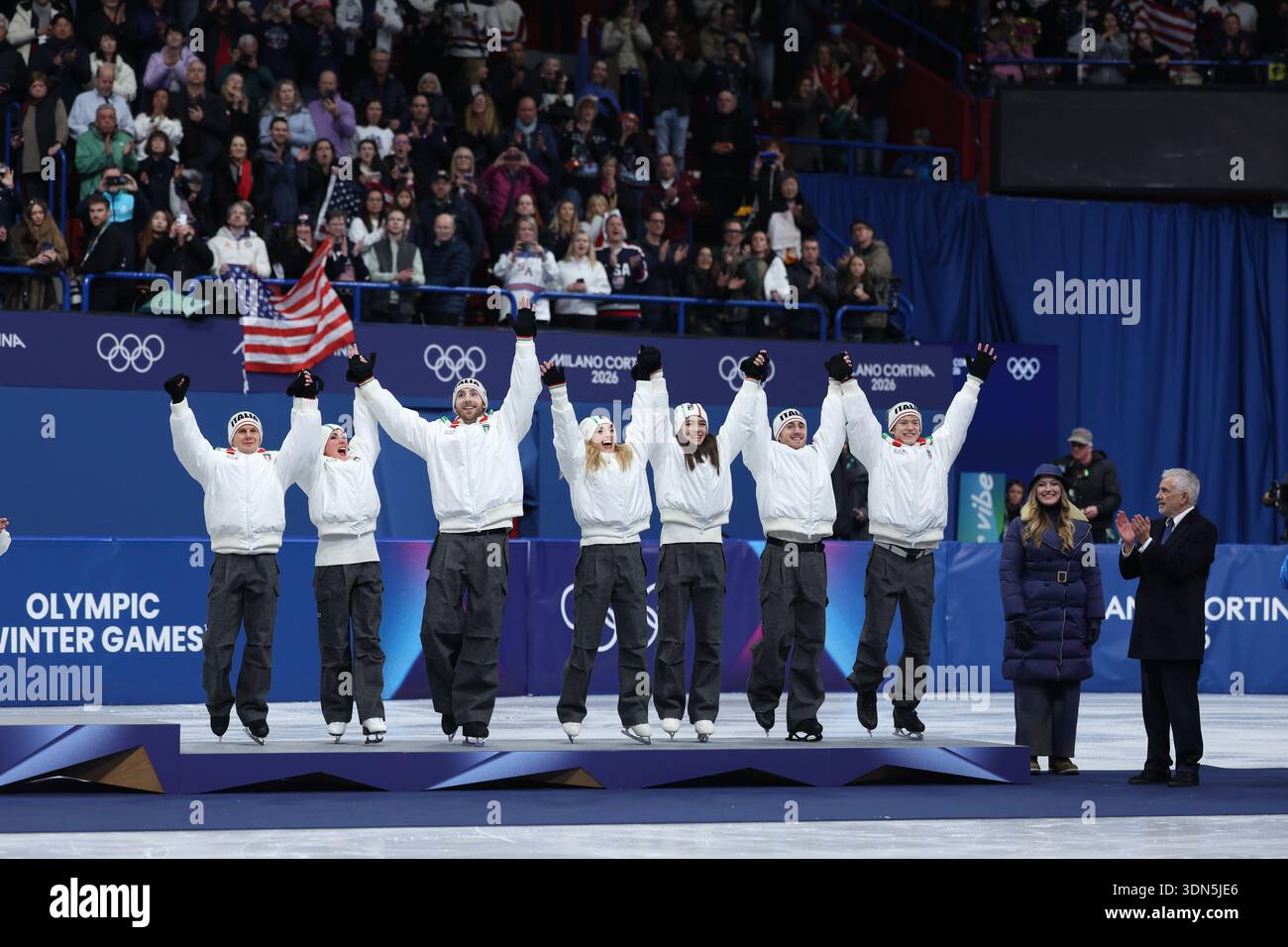 Team Italia during the Olympic Winter Games Milano-Cortina 2026, Figure ...