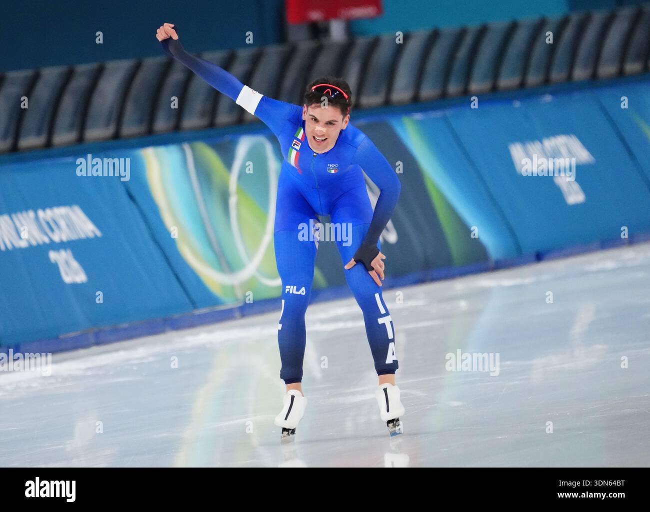 Riccardo Lorello (ITA) on 5000m men during the Olympic Winter Games at ...