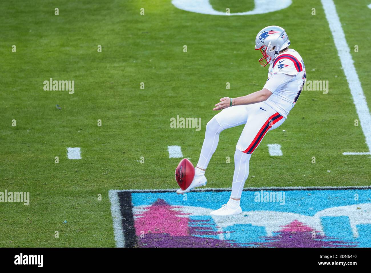Santa Clara, USA. 08th Feb, 2026. New England Patriots Punter #17 Bryce ...