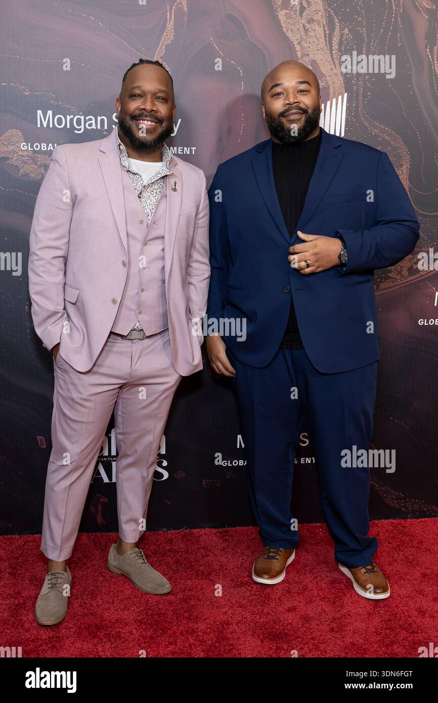 Frank Abneau and Phil Boutte attend the arrivals of the 17th Annual ...