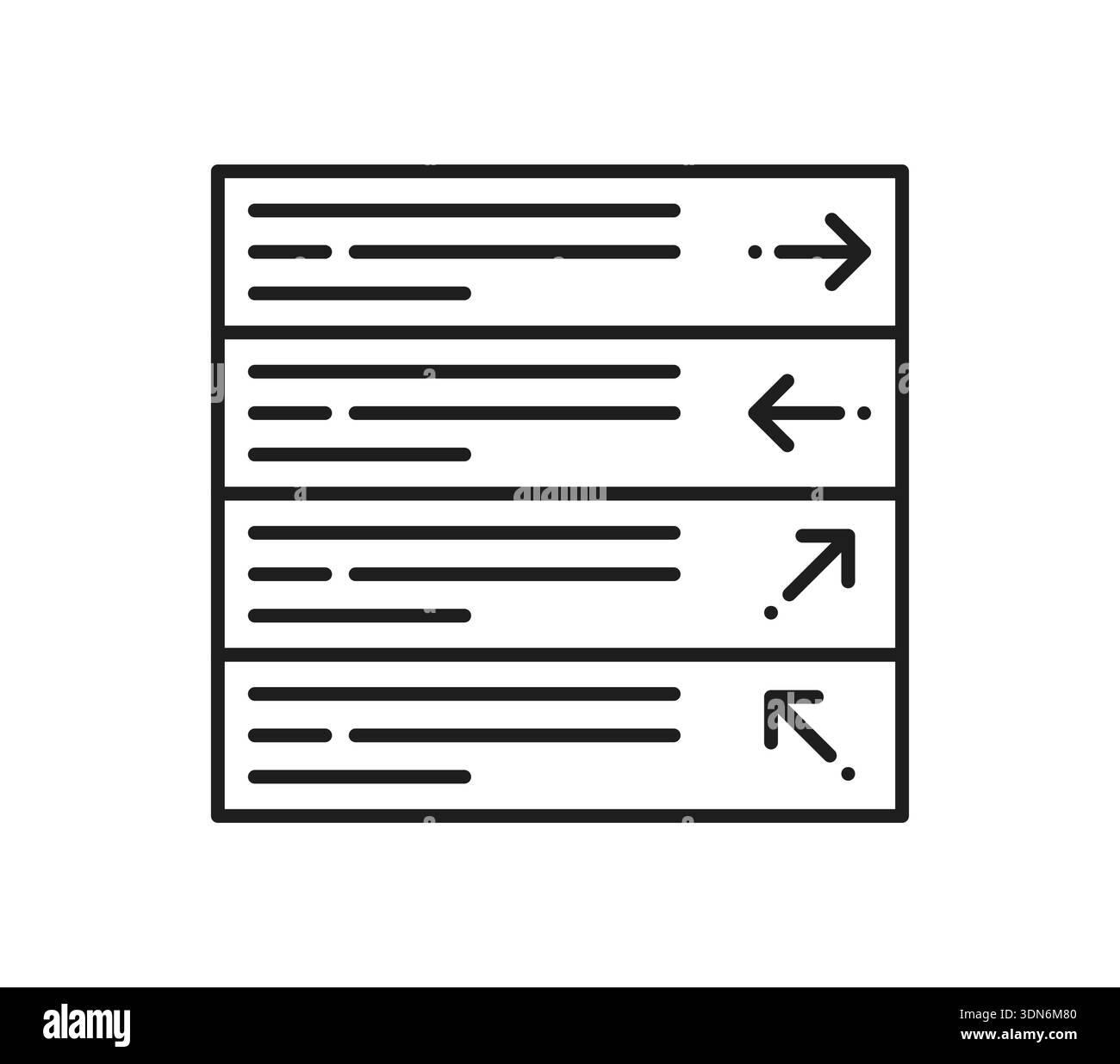 Time schedule and railway track platform Black and White Stock Photos ...