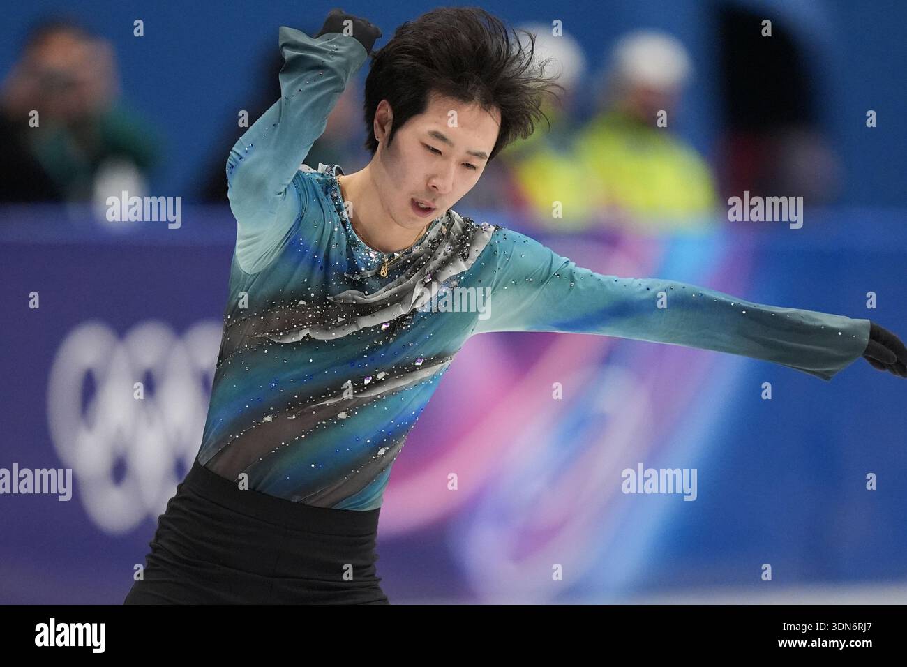 Milan, Italy.7th February 2026. Jin Boyang of Team China competes in ...