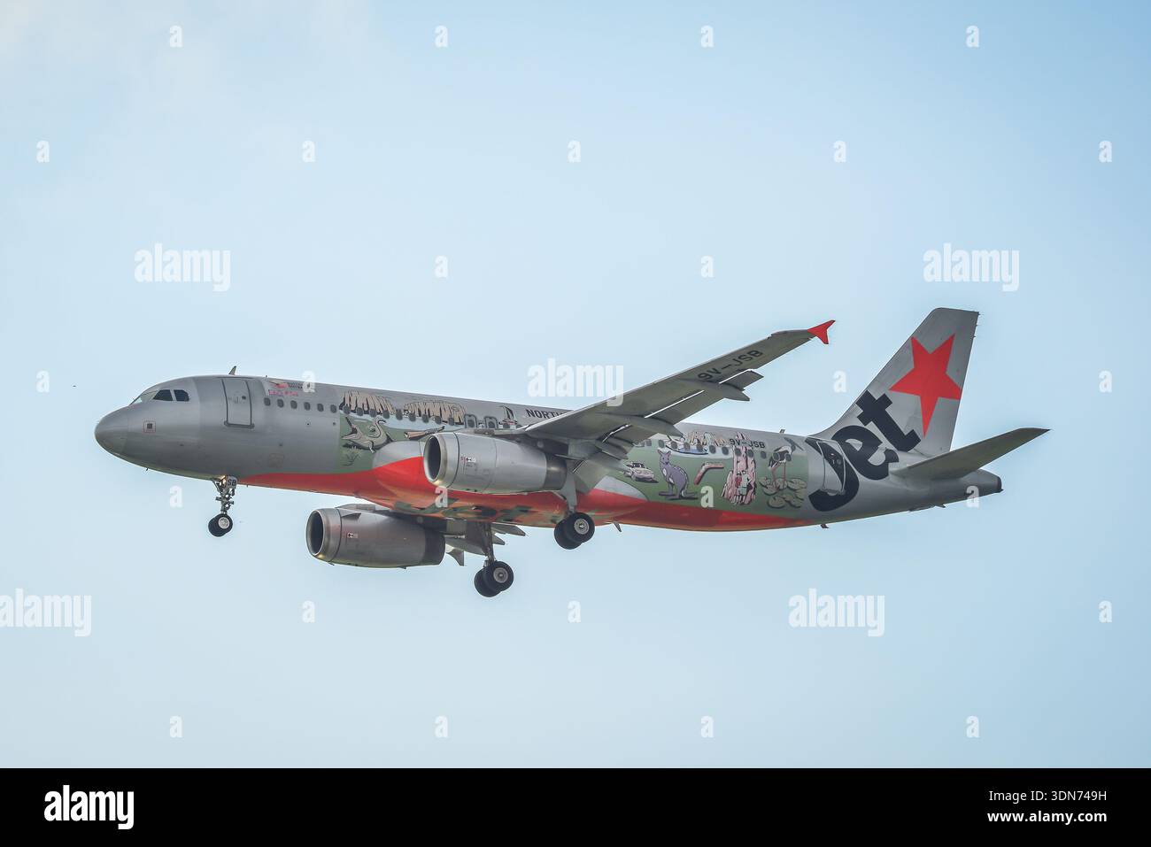 Singapore - Feb 11, 2020. 9V-JSB Airbus A320-232 Jetstar Asia ...