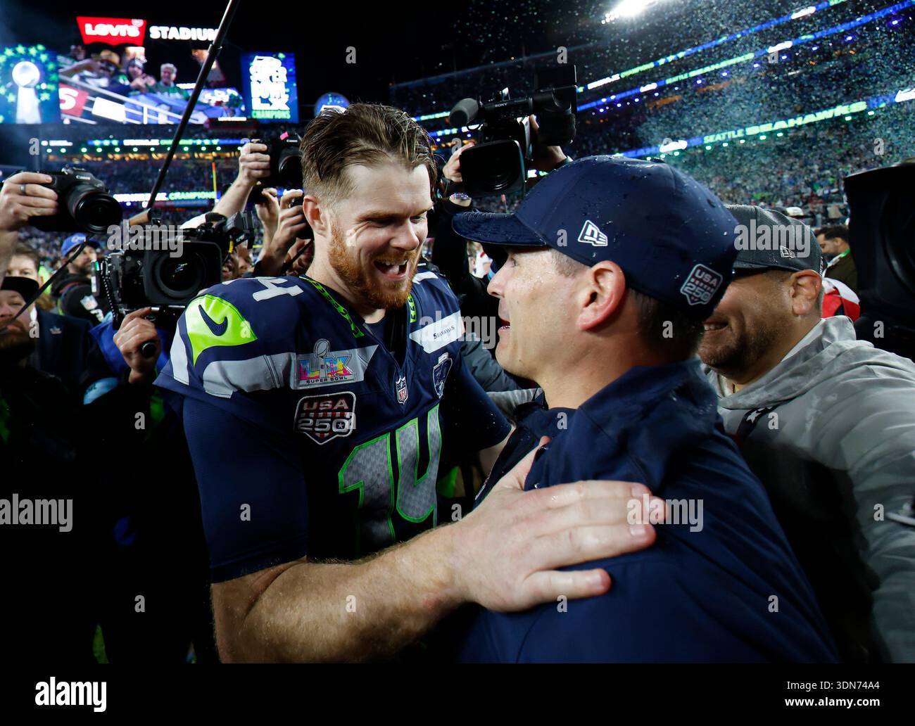Sam darnold 2026 seahawks hi-res stock photography and images - Alamy