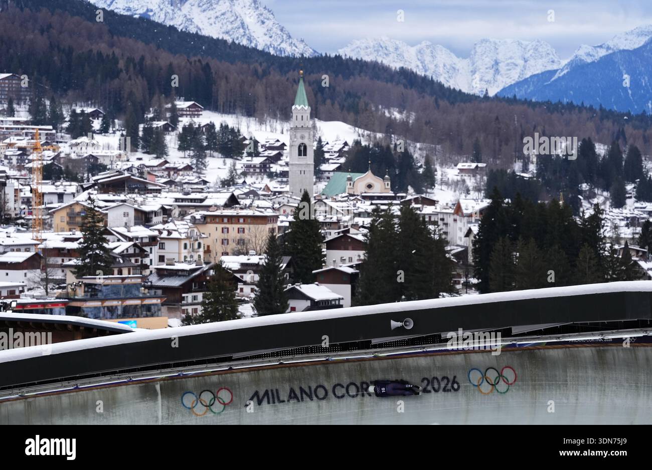 Great Britain's Amelia Coltman during the Women's Skeleton Training at ...