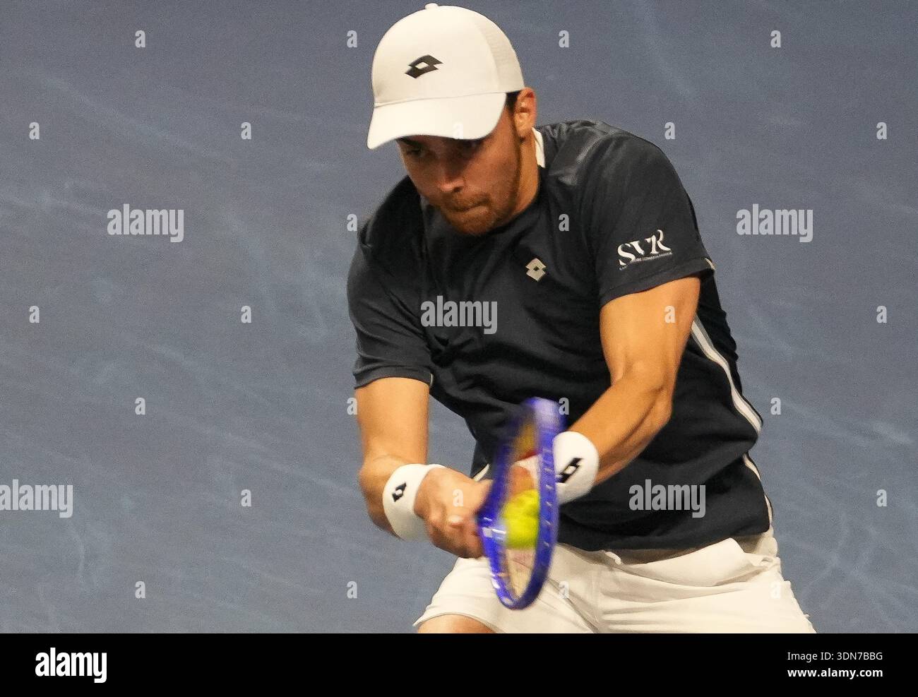 Benjamin Bonzi of French during the Davis Cup 2026, Qualifiers tennis ...