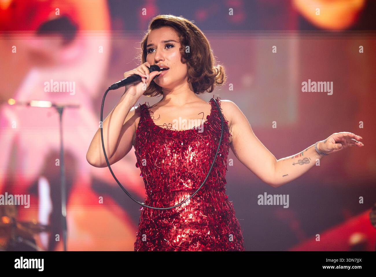 Raye performing live on 5 February 2026 in Oslo, Norway Stock Photo - Alamy