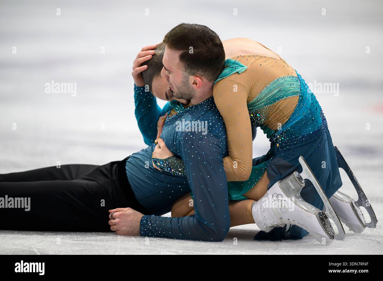 MILAN, ITALY. February 08: Anastasiia Metelkina / Luka Berulava (GEO ...